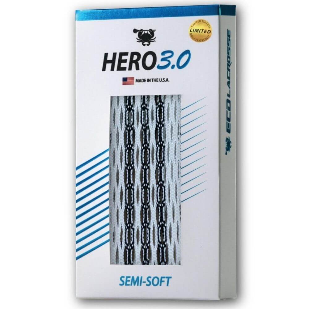 ECD LE MJ15 Hero 3.0 Semi-Soft Lacrosse Mesh | Top String Lacrosse