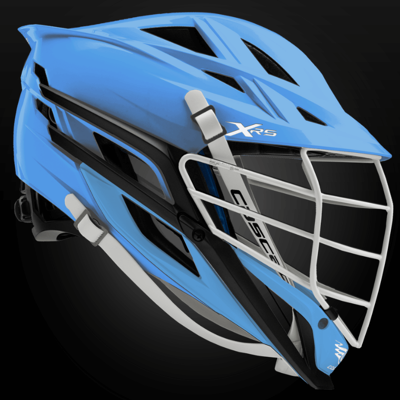 Cascade XRS Helmet - Hopkins Blue Shell - White Mask - White Strap ...