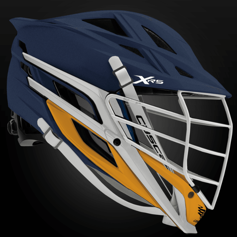 Cascade XRS Helmet - Matte Navy Shell - White Mask - White Chin - White ...